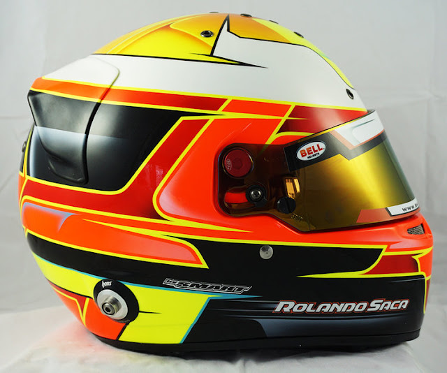 Racing Helmets Garage: Bell RS7 R.Saca 2017 by Smart Race Paint