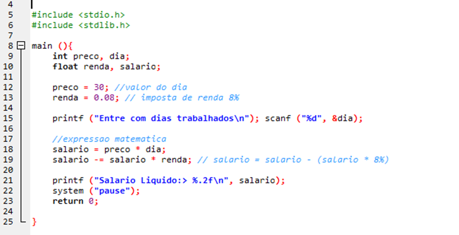 A Linguagem C: Exercicios 11 - 14