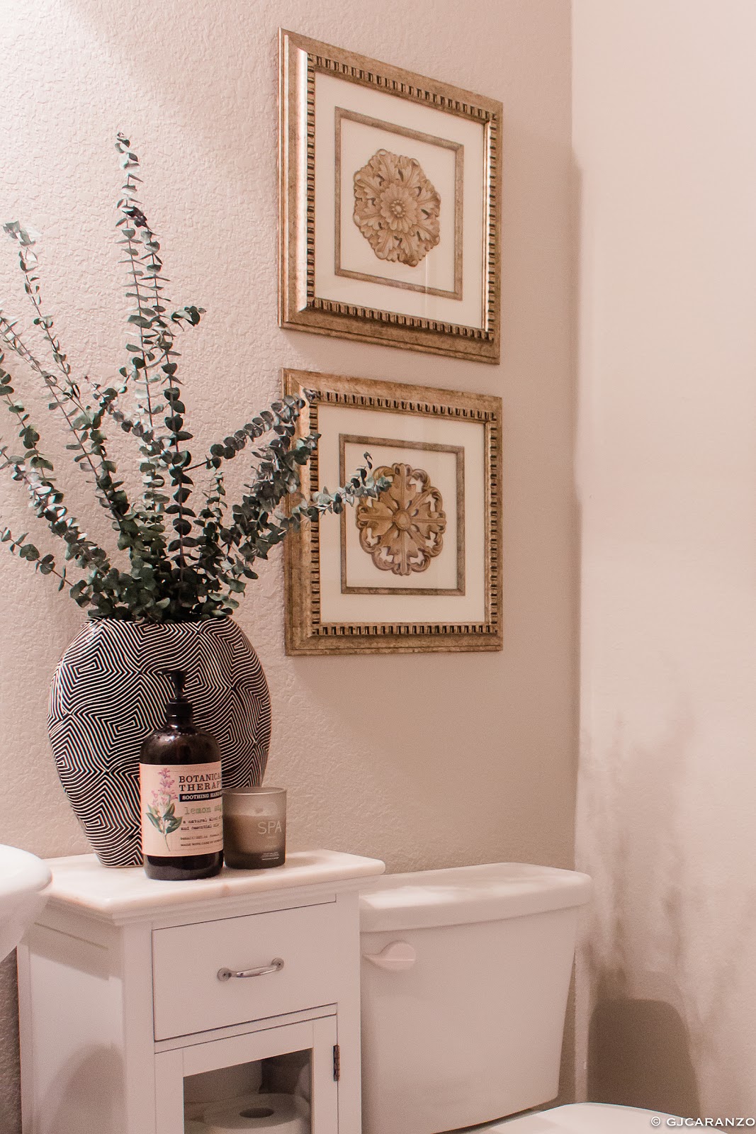 Home Update January 2019: The Powder Room | A Glad Diary