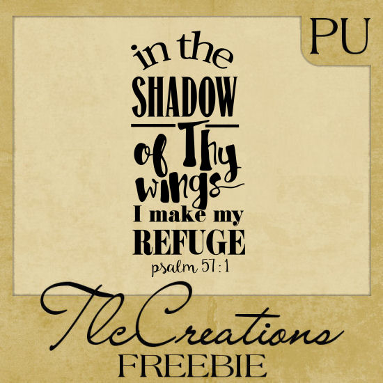 Create with TLC: Sunday Scripture Word Art.....