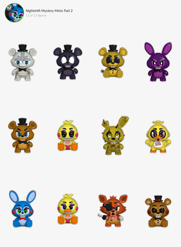 Tiny Toy Shelf: Five Nights at Freddy's Mystery Minis - Quidd