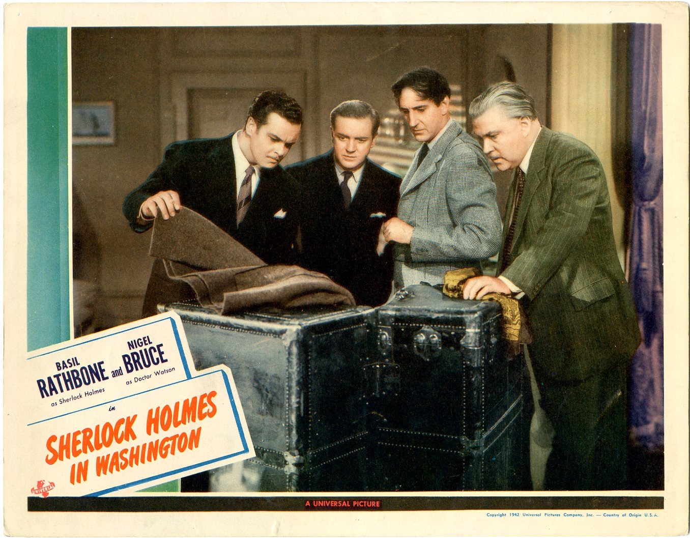 75th Anniversary Screening of Sherlock Holmes in Washington - I Hear of ...