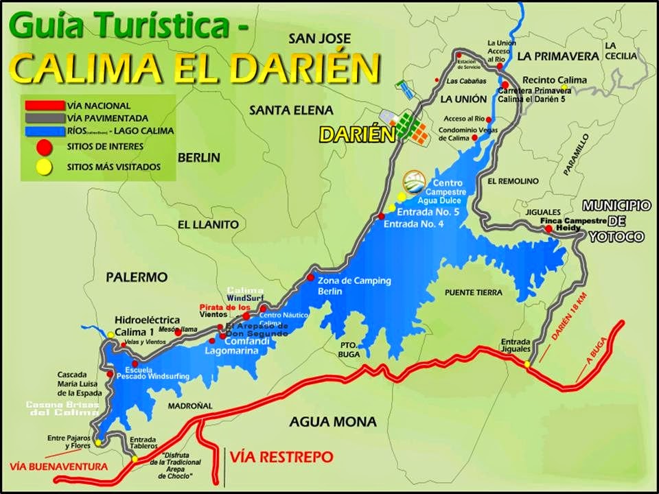 SITIOS TURISTICOS, RIOS,PAISAJES .: CALIMA- DARIEN RUTA TURISTICA ...