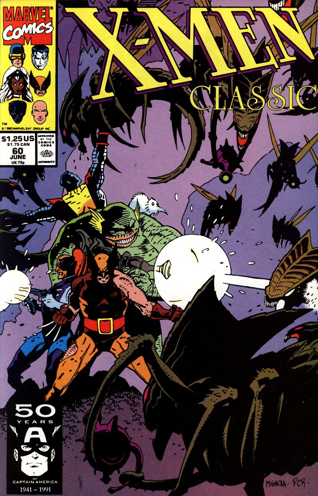 Dave's Comics: THE EPIPHANY:MIKE MIGNOLA X-MEN CLASSIC COVERS