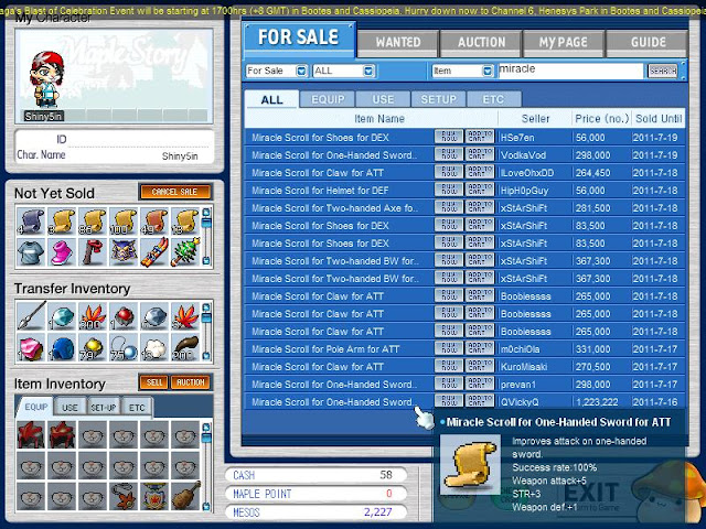 MapleSecrets - ☯ IMBA and CRAZY RICH MapleSEA Legend ☯ ♛: MapleSEA ...