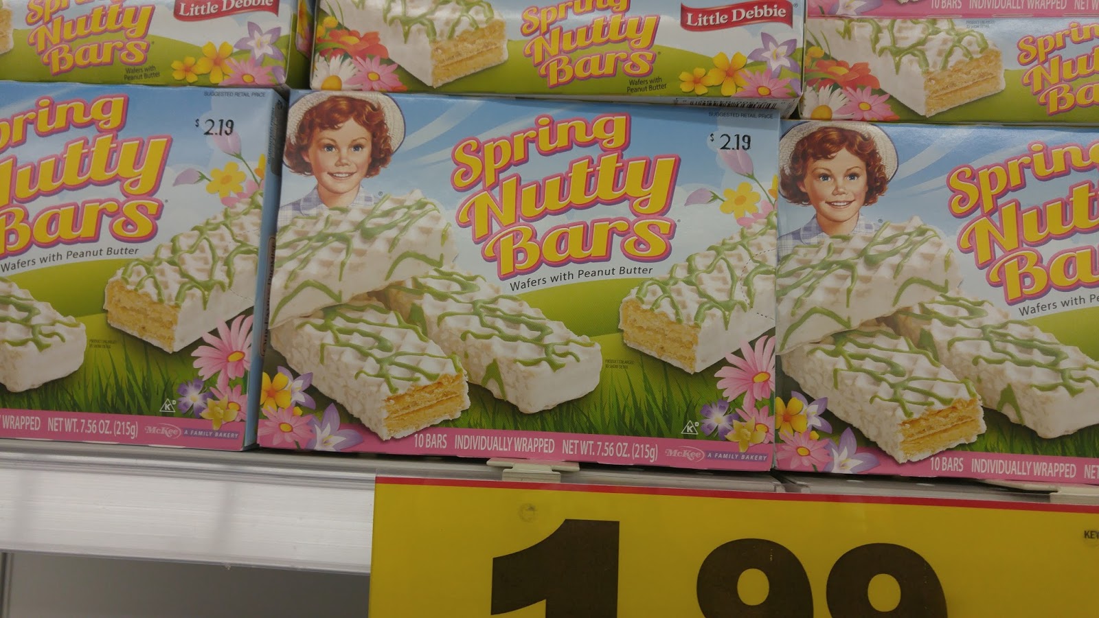 Frugal Sew Beauty Foodie: Little Debbie Spring Nutty Bars - Review