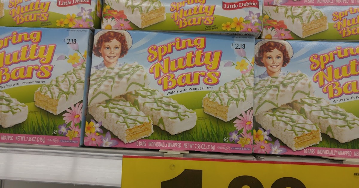 Frugal Sew Beauty Foodie: Little Debbie Spring Nutty Bars - Review