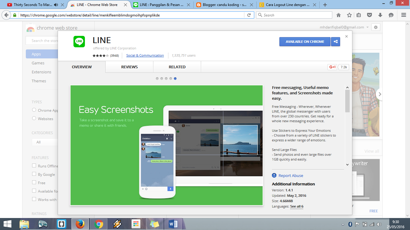 Menggunakan Line Untuk Pc Tanpa Download Aplikasi : Line Chrome - candu koding