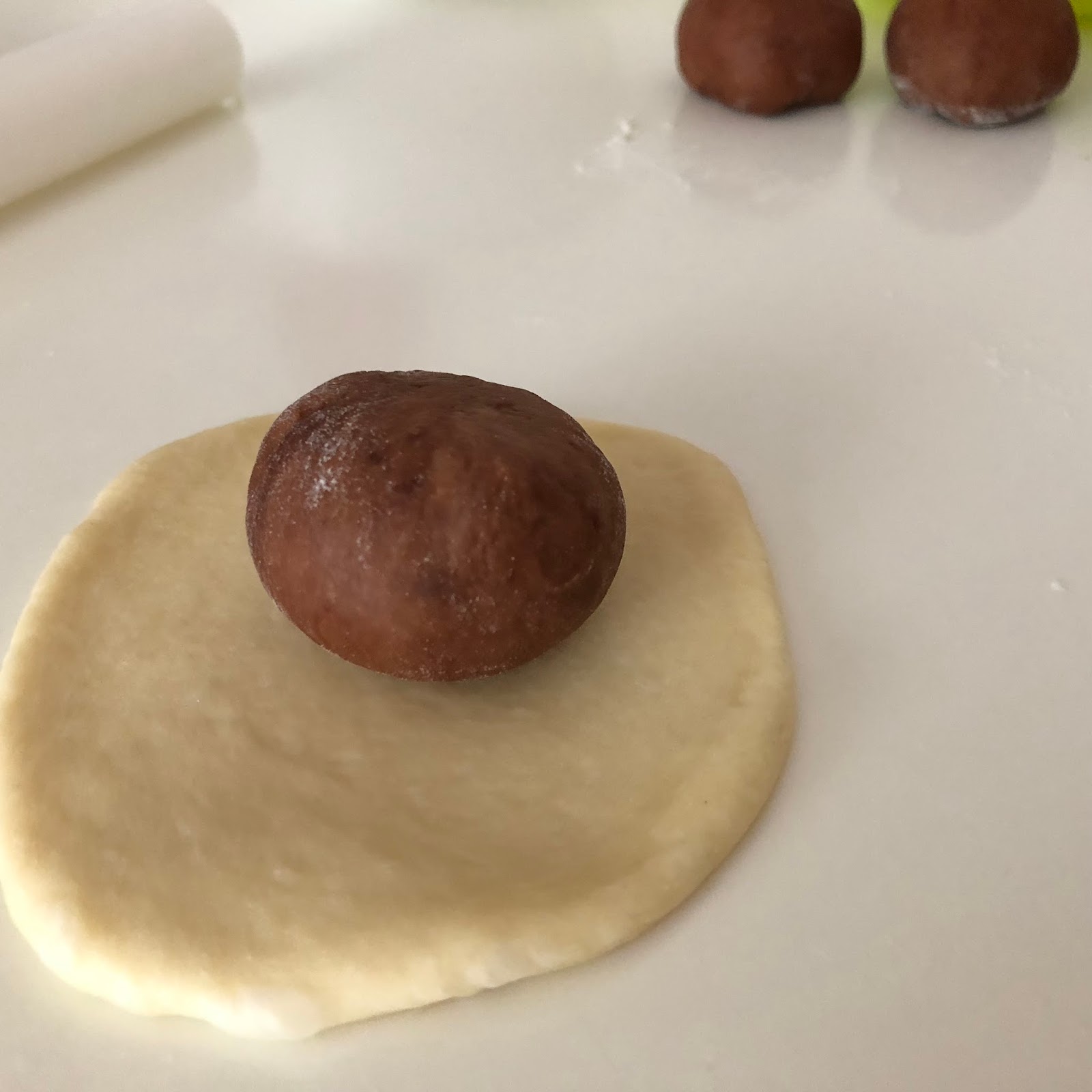 My Mind Patch: Sweet Heart Choco-Milk Bun 甜心可可牛奶面包