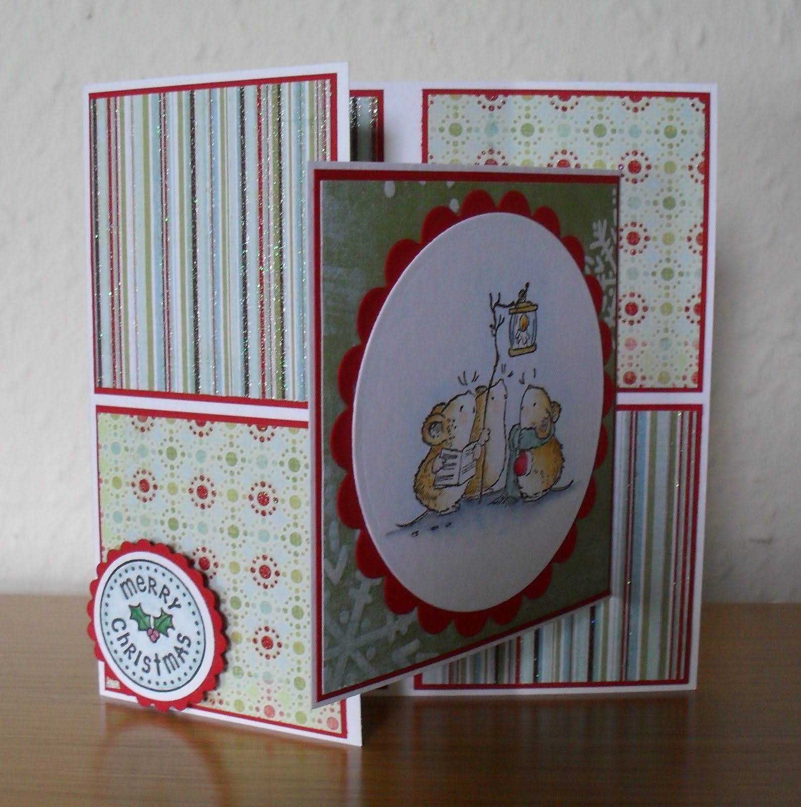 ABC Christmas Challenge: J is for - Joy Fold Card & Tutorial