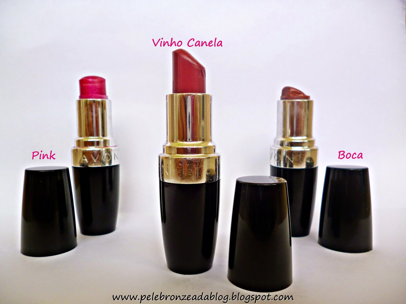 Pele Bronzeada: Batons ultra color rich ( AVON )