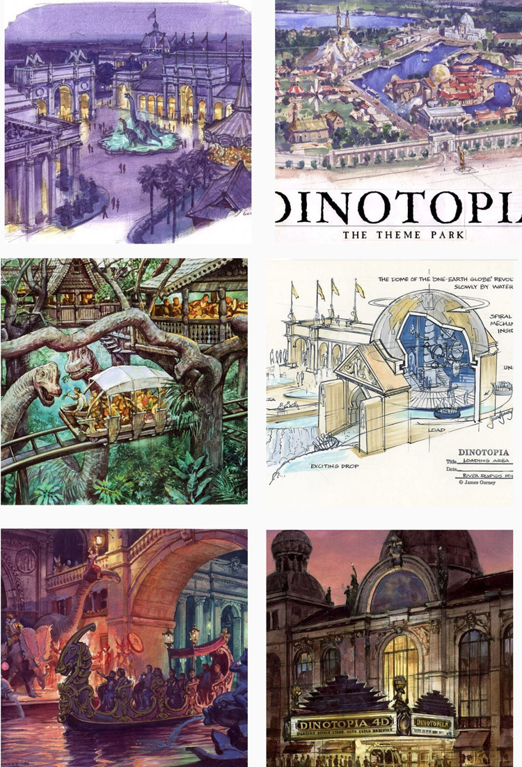 Gurney Journey: Dinotopia Theme Park Concepts