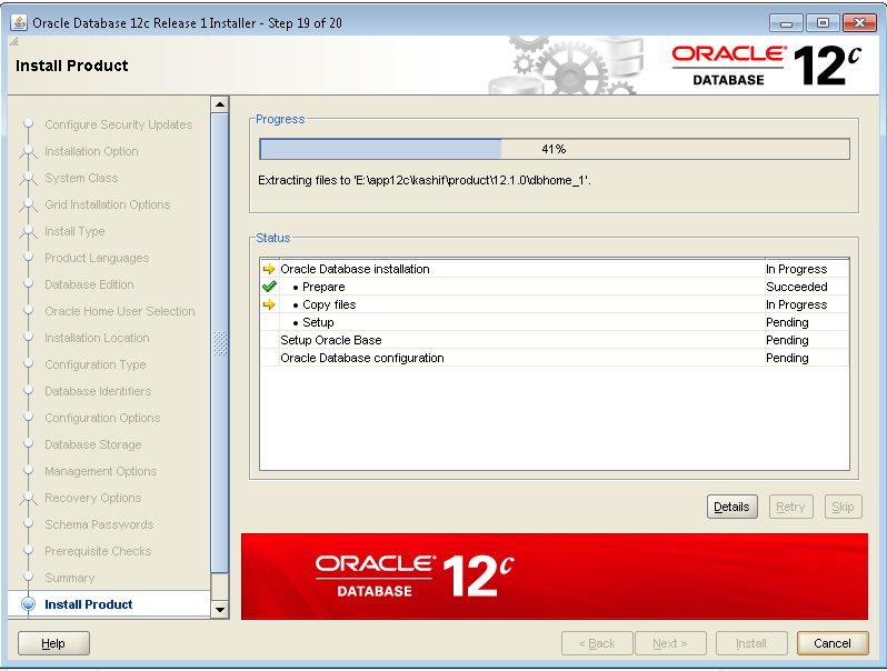 Step by Step Oracle Database 12c (12.1.0.2.0) Installation in Windows 7