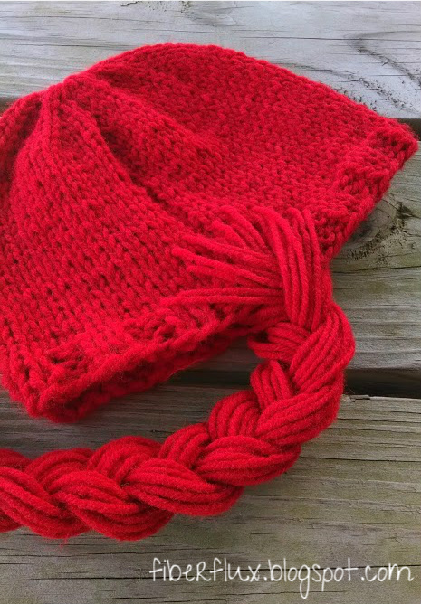 Fiber Flux: Free Knitting Pattern...Cowgirl Braid Hat!