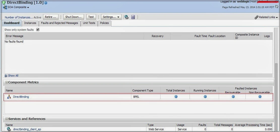 Component Metrics are Unavailable for the SOA Composite in EM console - Oracle SOA Suite 11g