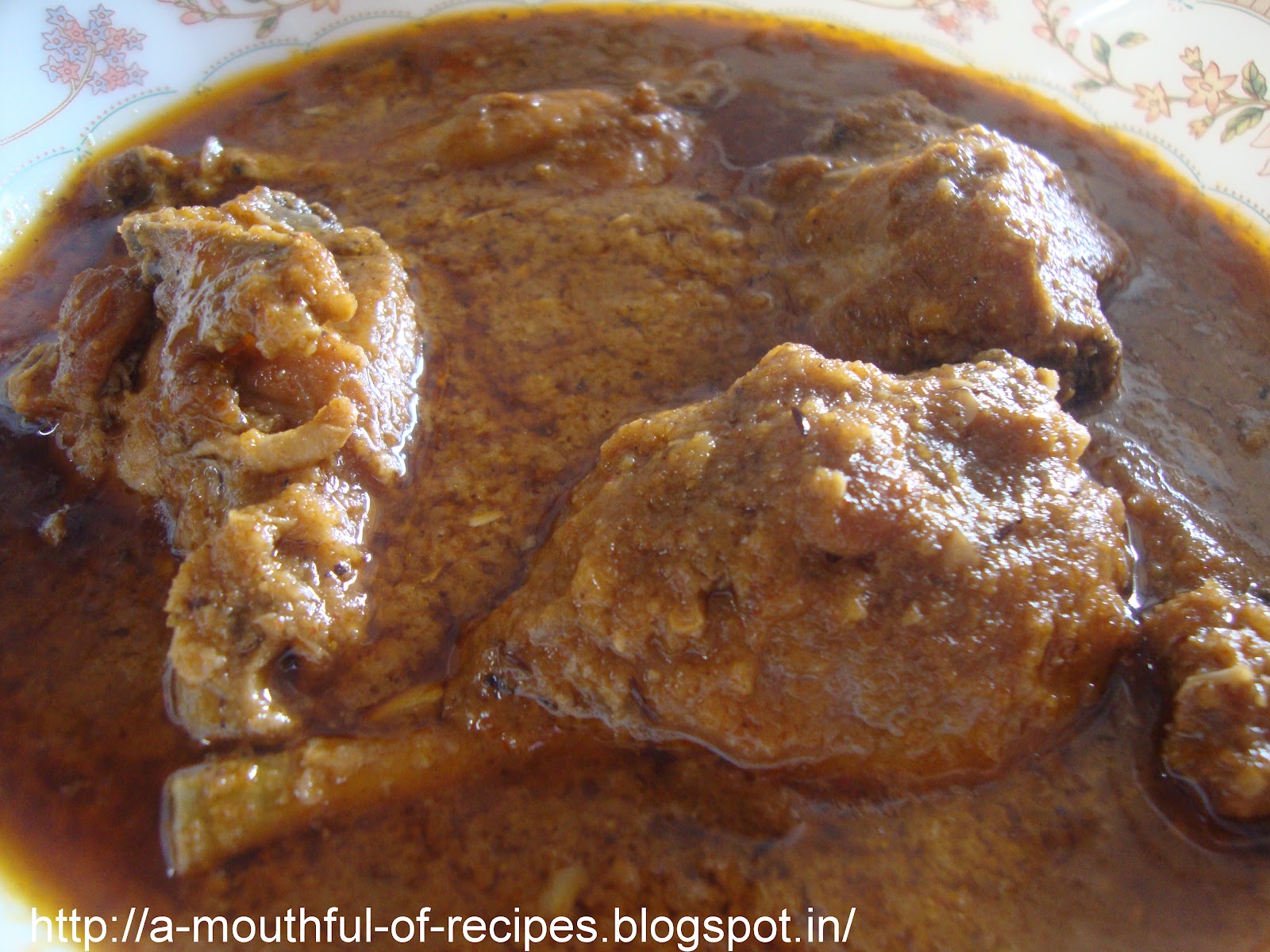 A Mouthful Of Recipes: Chicken Korma