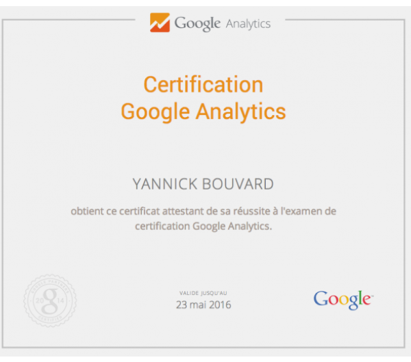 Examples Of Best Certificate: Google Analytics Certification tr71