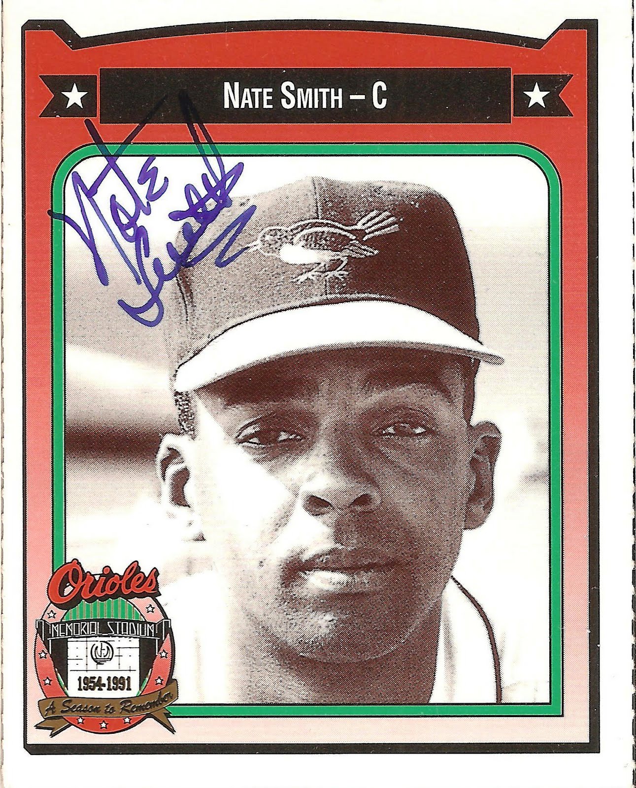 The Great Orioles Autograph Project: Nate Smith