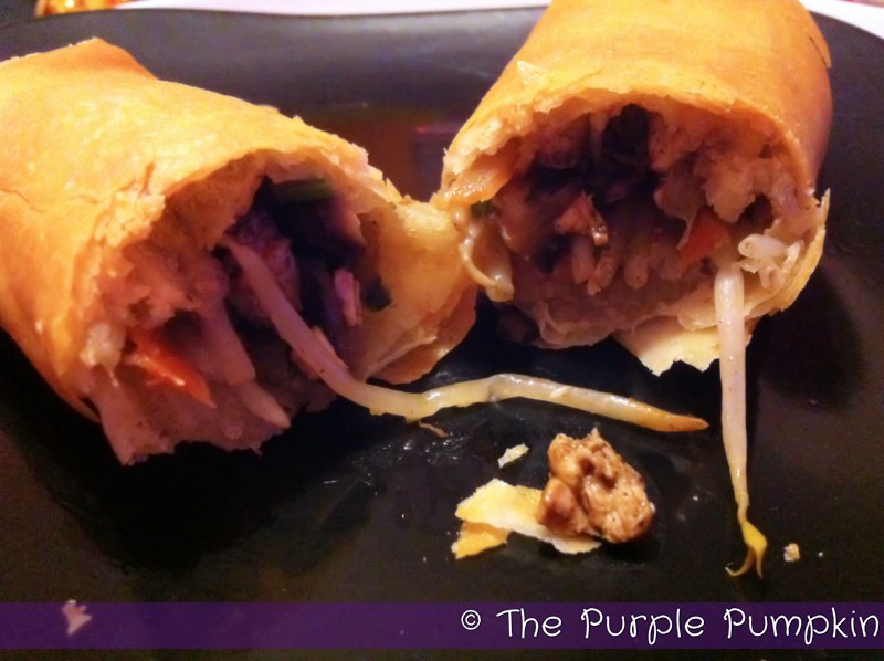 Chicken and Vegetable Spring Rolls