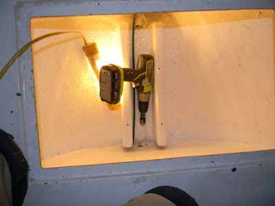 Ericson 25, Oystercatcher: Anchor, Chain Locker, and Anchor Roller ...