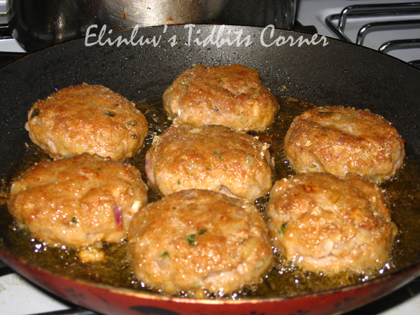 Elinluv's Tidbits Corner: Pan Fried And Baked Beef Patties