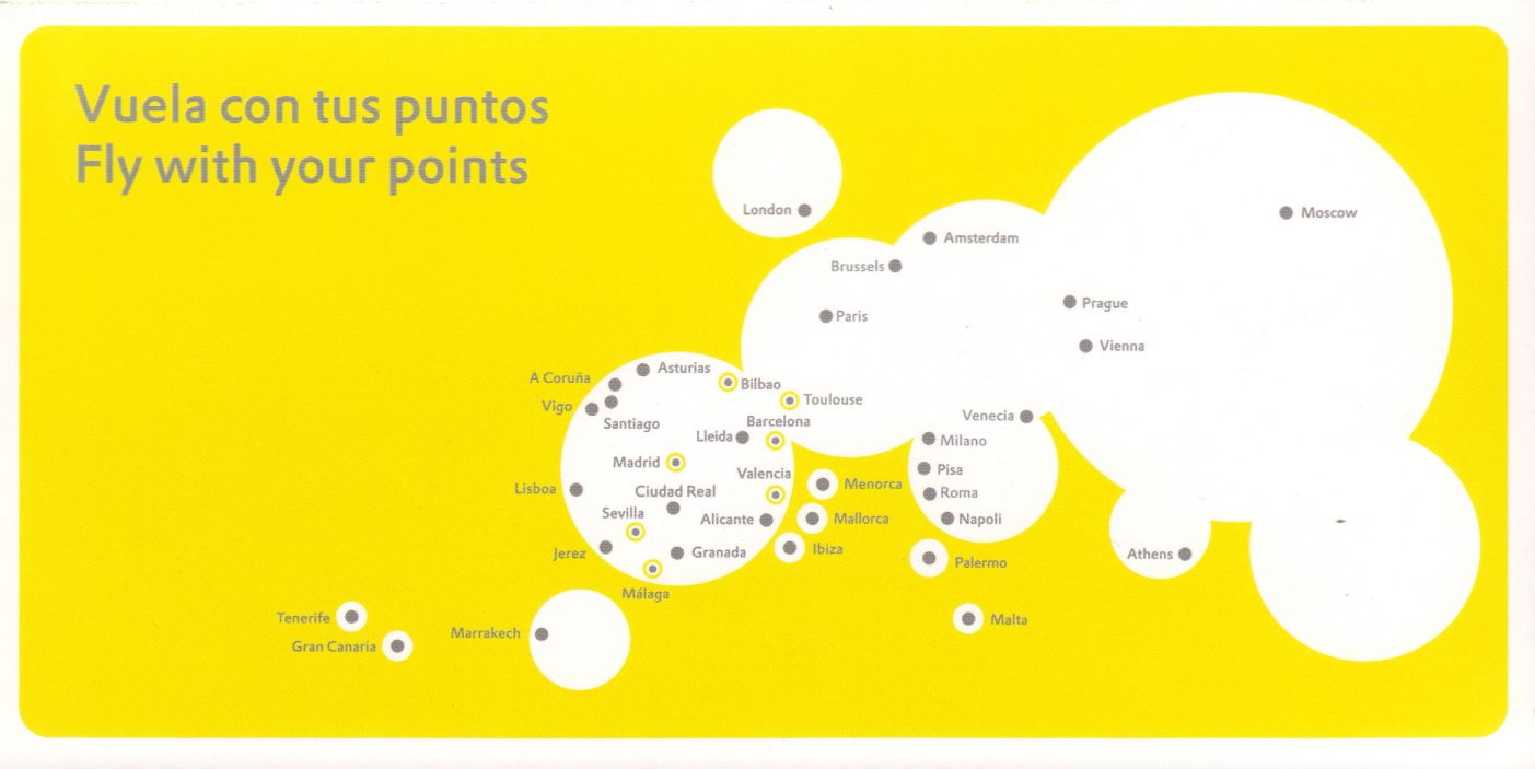 Airline memorabilia: Vueling : Punto e Iberia Plus