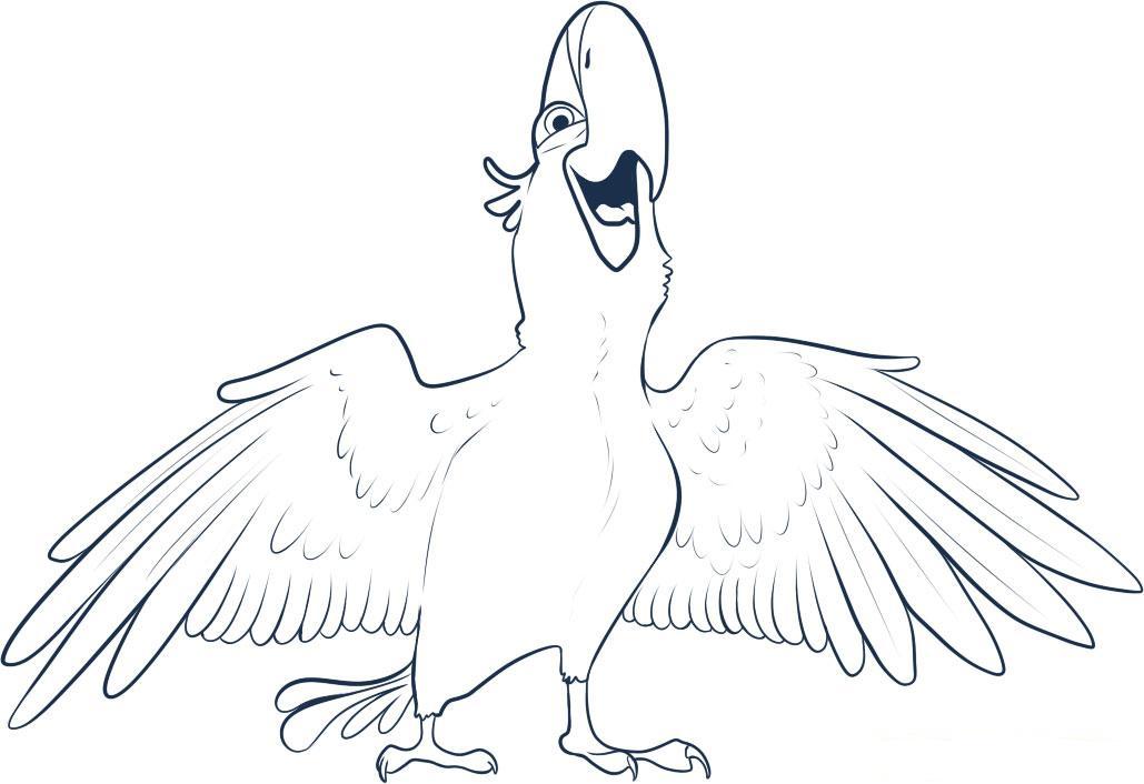 Coloring Rio Movie Online Coloring Pages