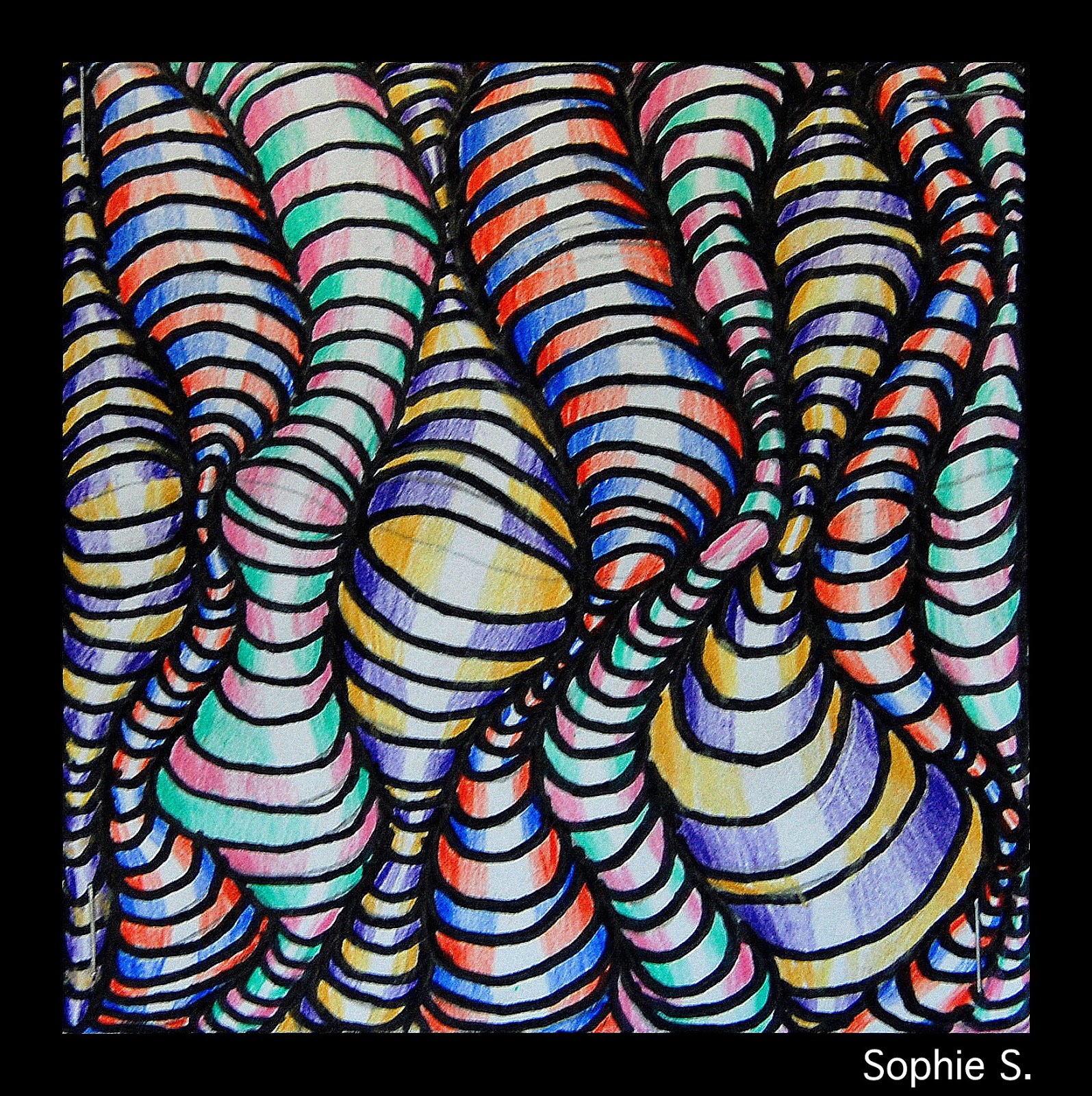 The New Hope Art Gallery: Middle School Art: Optical Illusions