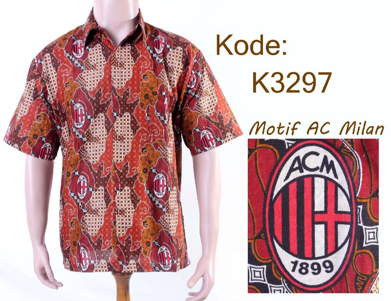 Usaha Mandiri Sejati: BATIK BOLA "AC MILAN"