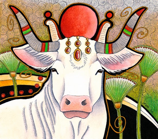 Hathor: A deusa vaca. | Antiqui Fabula