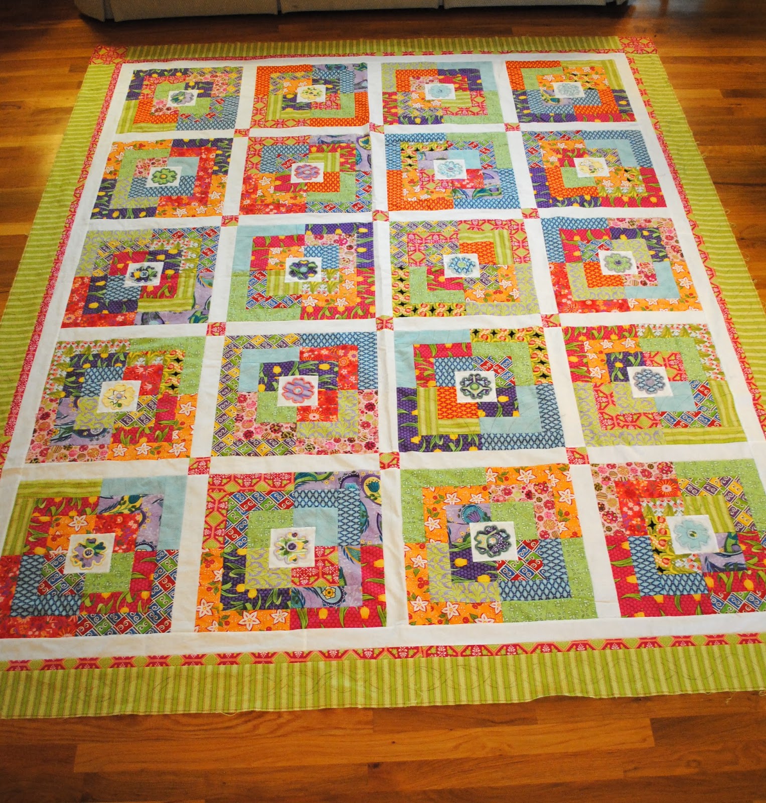 Imperfect Quilter: WIP Wednesday - Piecing a Back