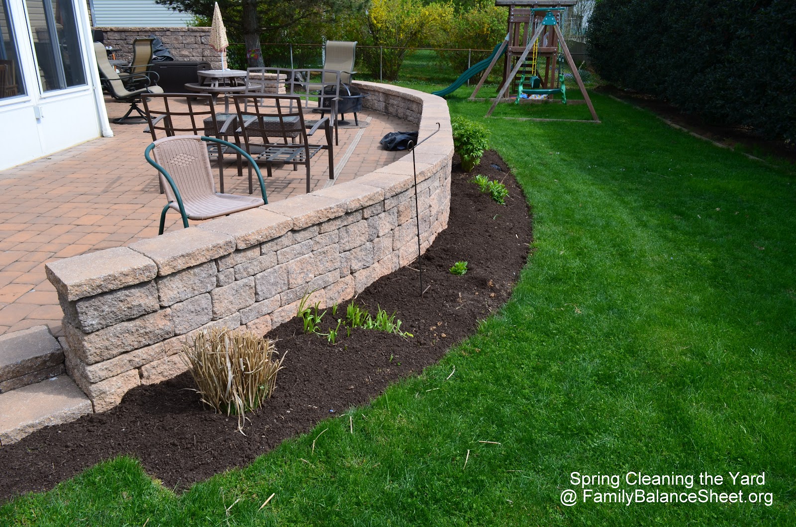 Front Yard Landscaping: Spring Clean Up! - Family Balance Sheet