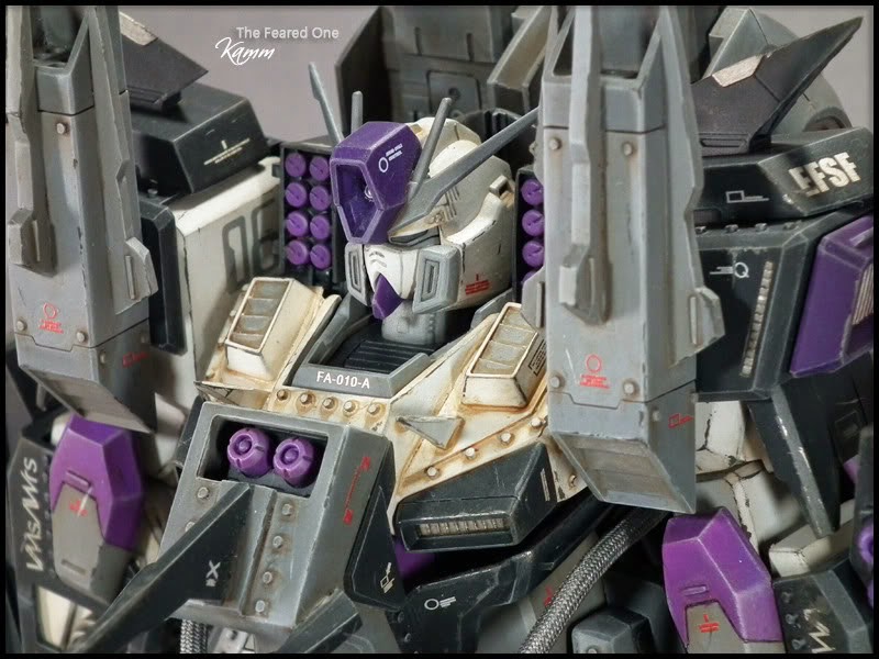 Custom Build: MG 1/100 FAZZ "The Feared One" Hand Painted