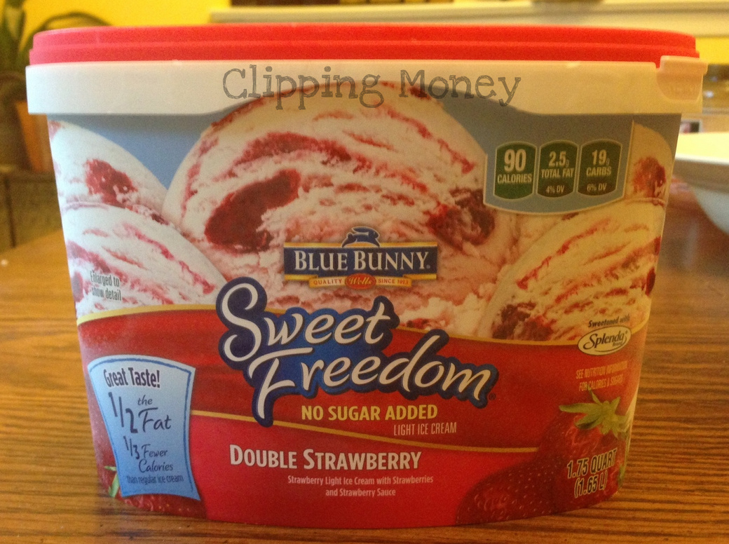 Clipping Money: Review: Blue Bunny "Sweet Freedom" Ice Cream