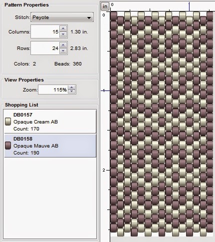 Imaginesque: Beading 48: Peyote Stitch Pattern