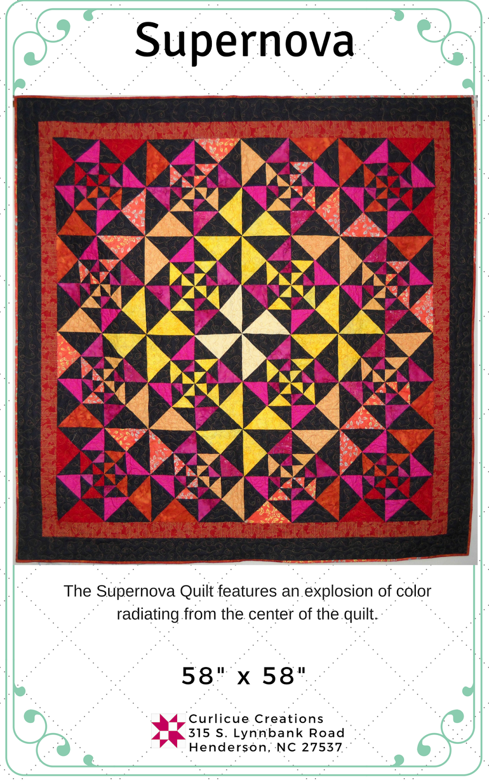 Curlicue Creations: Supernova Quilt