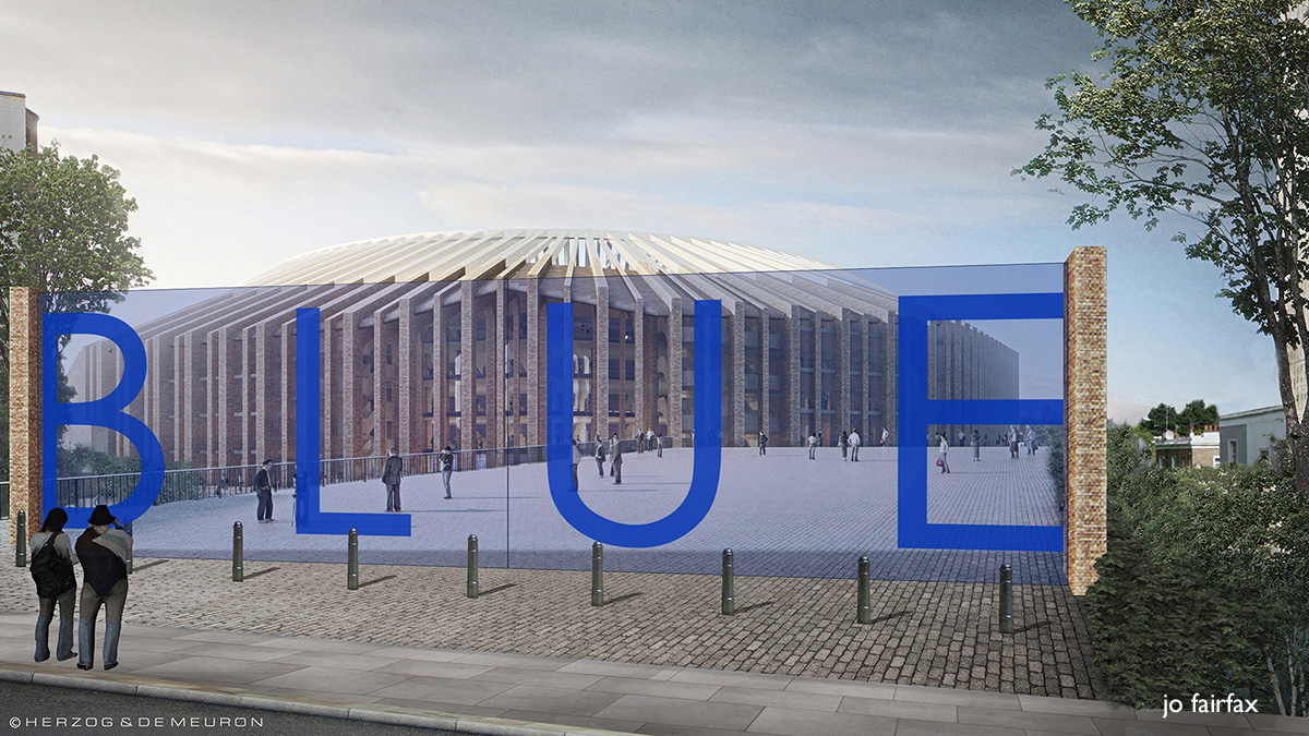 jo fairfax: Chelsea FC gate design