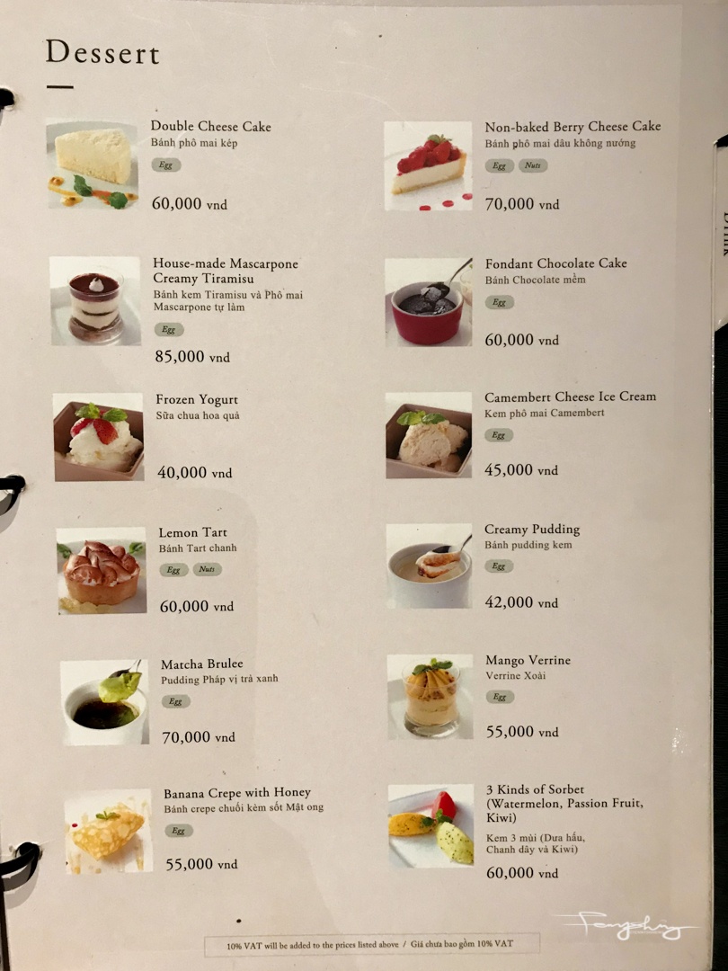 Pizza 4P's Menu @ Ho Chi Minh - FENNYSHARING