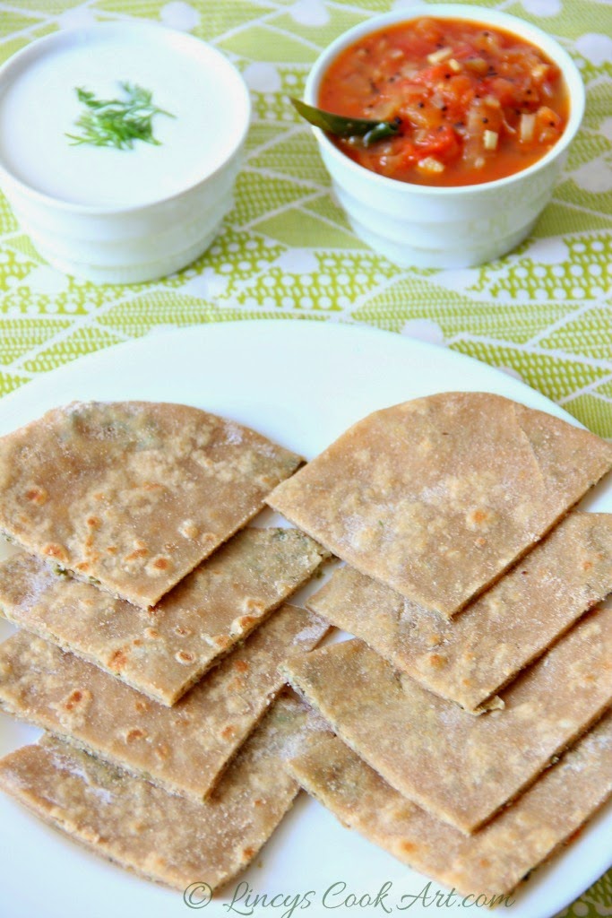 Beansprouts Paratha ~ Lincy's Cook Art