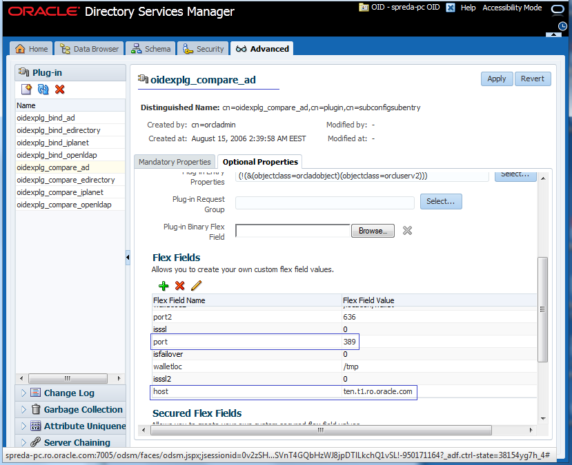 Configure Java External Authentication Plug-ins Using GUI In OID 11g