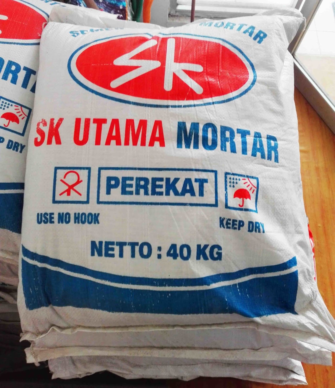 Semen Instan SK Utama Mortar - Distributor Jual Bata Ringan Jember