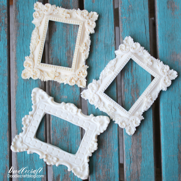 Resin Vintage Frames + Famous Art Magnets DIY