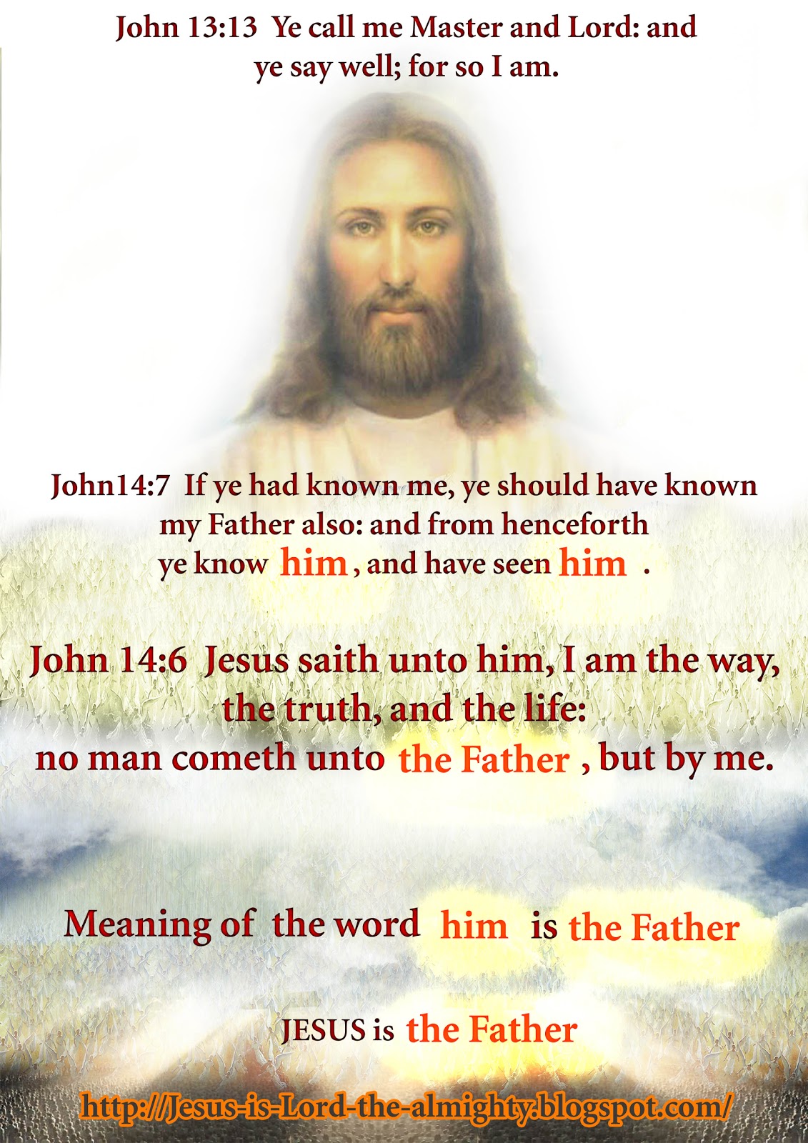 EVIDENCES OF THE TRUTH JESUS Is The FATHER JESUS Is The LORD JESUS Is evidences-of-the-truth-jesus-is-the-father-jesus-is-the-lord-jesus-is