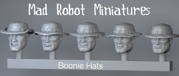 Mad Robot Miniatures: New Heads Previewed!!