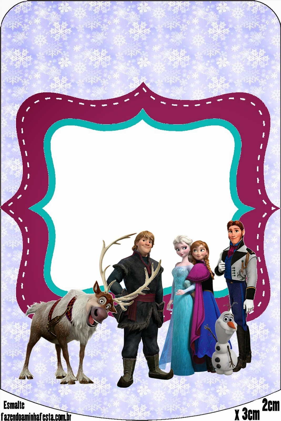 Cute Frozen Party: Free Printable Candy Bar Labels. - Oh My Fiesta! in ...