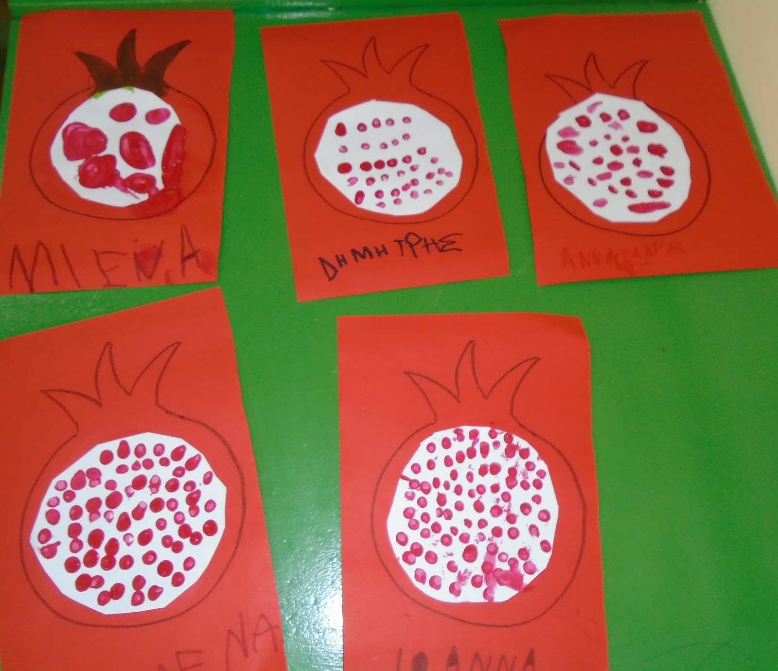 5 ΝΗΠΙΑΓΩΓΕΙΟ ΚΑΛΑΜΑΤΑΣ : ΦΡΟΥΤΑ ΦΘΙΝΟΠΩΡΟΥ-ΜΗΛΟ- ΑΧΛΑΔΙ-ΡΟΔΙ-ΚΥΔΩΝΙ-ΛΩΤΟΣ