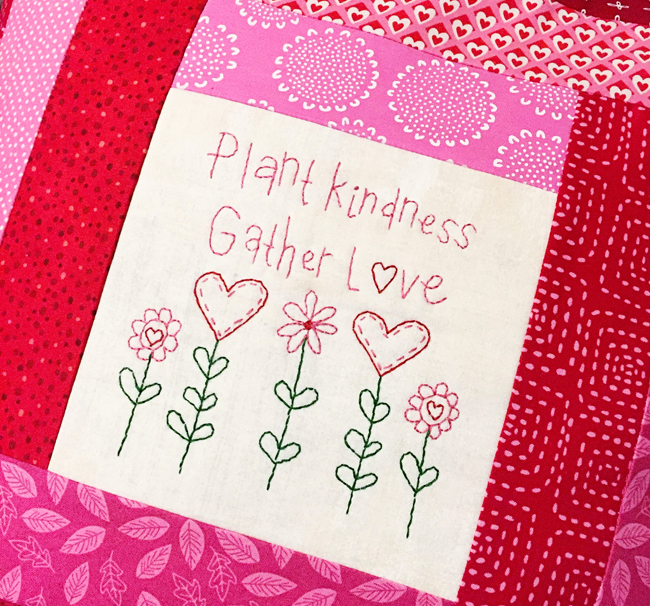 Fort Worth Fabric Studio: Plant Kindness, Gather Love Stitchable