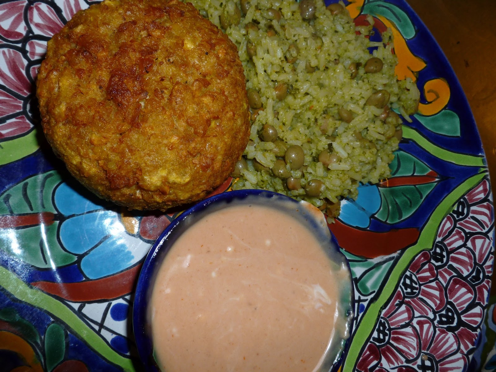 Hey Food!: Vegan Mofongo with Arroz de Gandules!
