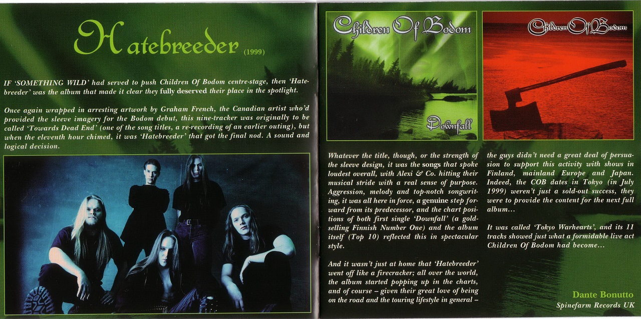 Cries from the Quiet World: Children Of Bodom "Hatebreeder"