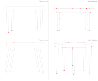 Dot to dot: Free printable Table dot to dot drawing worksheet/activity ...